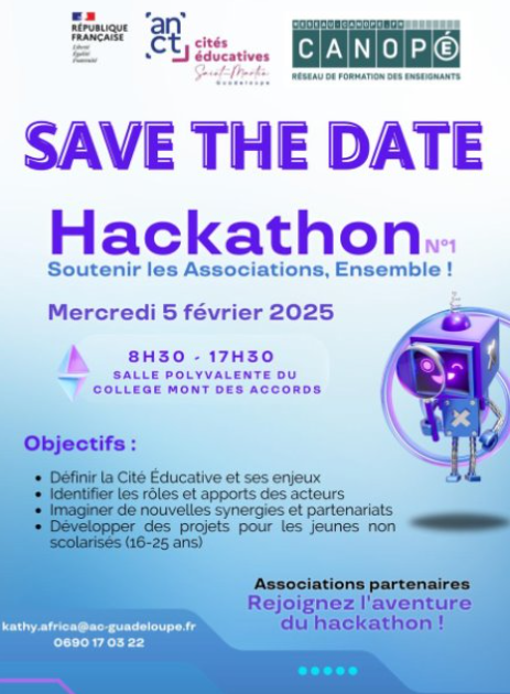Retour en images sur le Hackathon n°1 de la Cité Educative de Saint-Martin - 05 février 2025